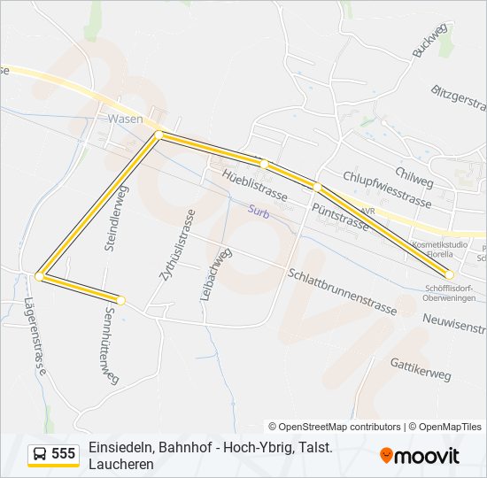 555 Route: Schedules, Stops & Maps - Schleinikon, Gemeindehaus‎→ ...