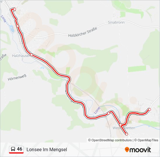 46 Route: Schedules, Stops & Maps - Lonsee Im Mengsel (Updated)