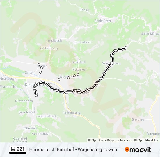 221 Route: Schedules, Stops & Maps - Kirchzarten Schulzentrum (Updated)