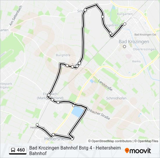 460 Route: Schedules, Stops & Maps - Heitersheim Bahnhof (Updated)