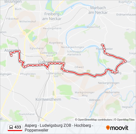 433 Route Fahrpl ne Haltestellen Karten Asperg Stuttgarter Str 433 Route Fahrpl ne Haltestellen Karten Asperg Stuttgarter Str