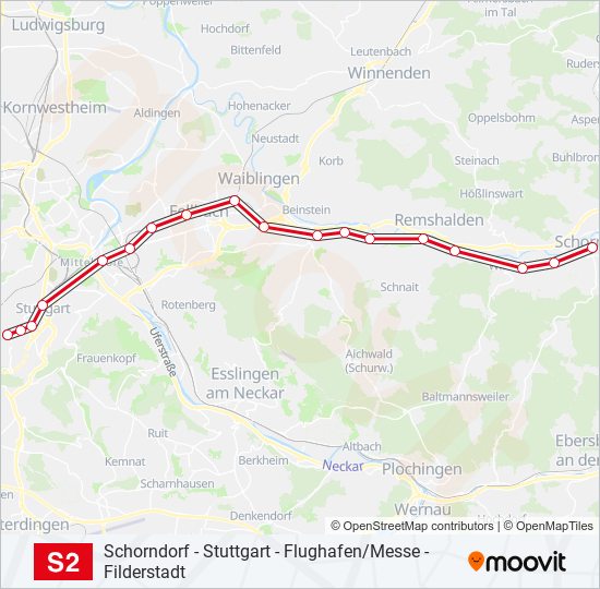 s2 Route: Fahrpläne, Haltestellen & Karten - Filderstadt (Aktualisiert)