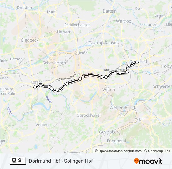 s1 Route: Schedules, Stops & Maps - Essen Hbf (Updated)