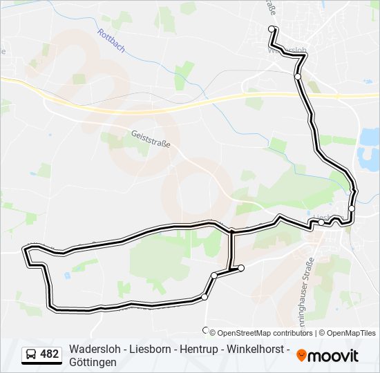 482 Route: Schedules, Stops & Maps - Wadersloh, Sekundarschule Bstg A ...