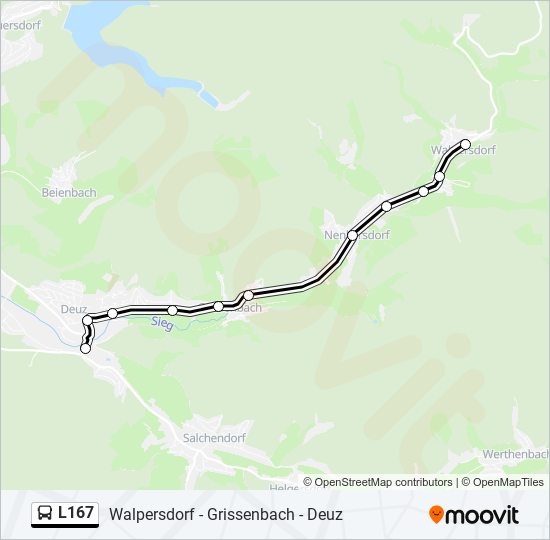 l167 Route: Schedules, Stops & Maps - Deuz Ortsmitte (Updated)