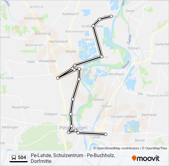 504 Route: Schedules, Stops & Maps - Buchholz Dorfmitte (Updated)