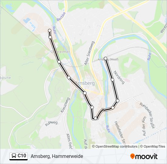 c10 Route: Schedules, Stops & Maps - Arnsberg, Hammerweide (Updated)