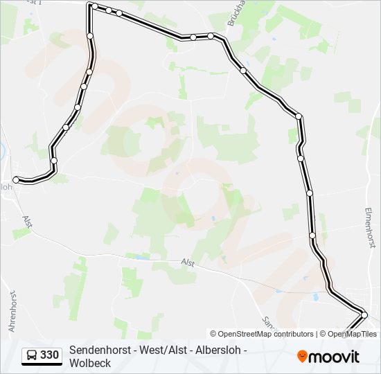 330 Route: Schedules, Stops & Maps - Sendenhorst, Realschule Bstg B ...
