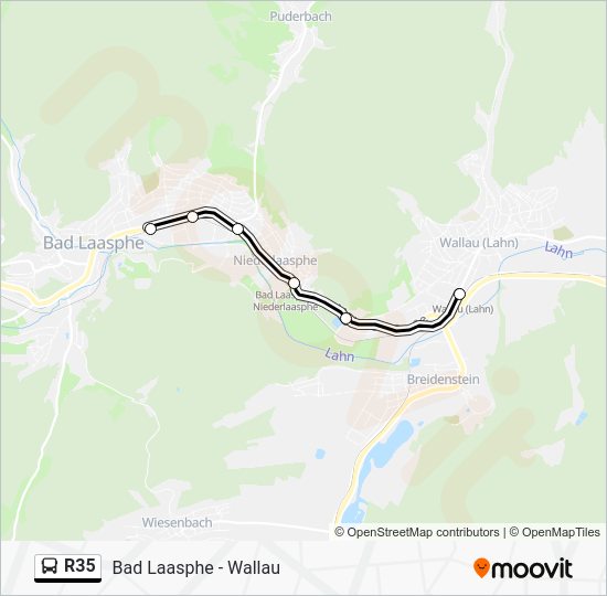 R35 Route: Schedules, Stops & Maps - Wallau Bahnhofstraße (Updated)