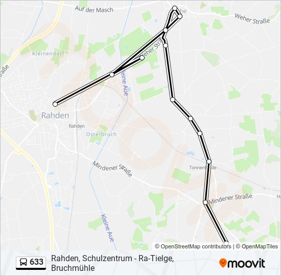 633 Route: Schedules, Stops & Maps - Tonnenheide Grundschule (Updated)
