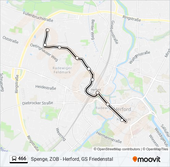 466 Route: Schedules, Stops & Maps - Kiebitzstraße (Updated)