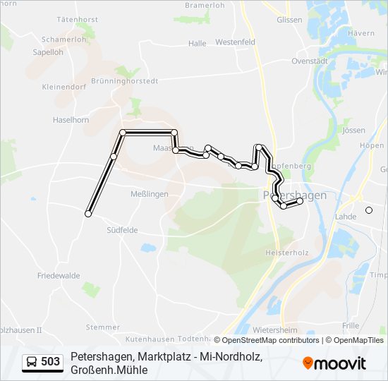 503 Route: Schedules, Stops & Maps - Maaslingen Messlingen (Updated)