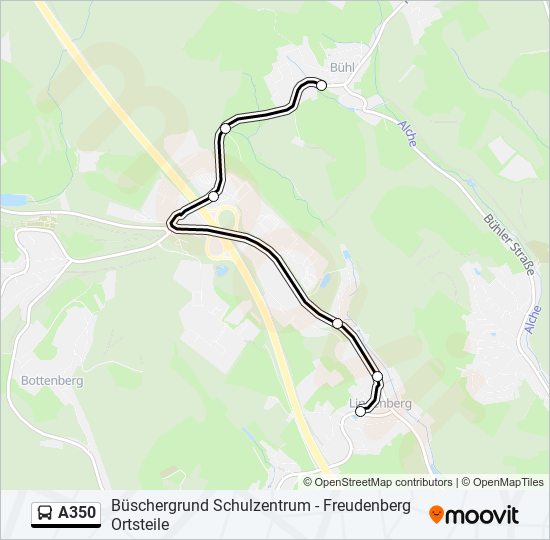 a350 Route: Schedules, Stops & Maps - Bühl Unter Der Heide (Updated)