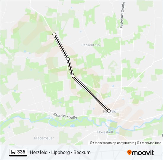 335 Route: Schedules, Stops & Maps - Herzfeld, Laukemper (Updated)