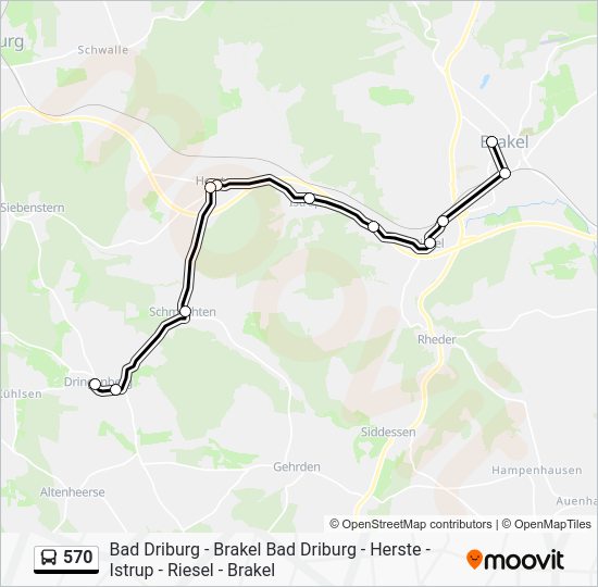 570 Route: Schedules, Stops & Maps - B.D-Dringenberg, Burg (Updated)