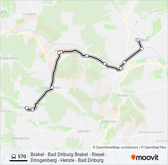570 Route: Schedules, Stops & Maps - B.D-Dringenberg, Burg (Updated)