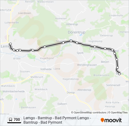 700 Route: Schedules, Stops & Maps - Dör-Bega, Ortsmitte (Updated)