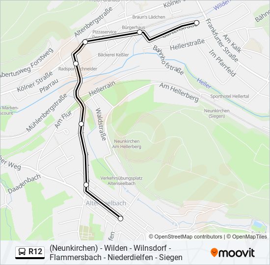 r12 Route: Schedules, Stops & Maps - Altenseelbach Ort (Updated)