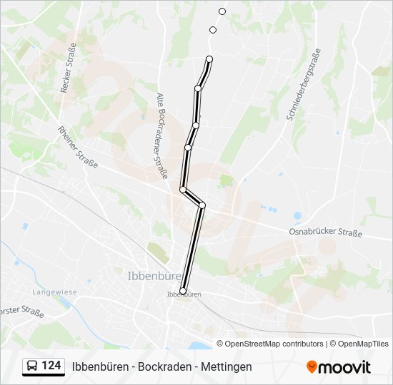 124 Route: Schedules, Stops & Maps - Ibbenbüren, Busbahnhof (Updated)