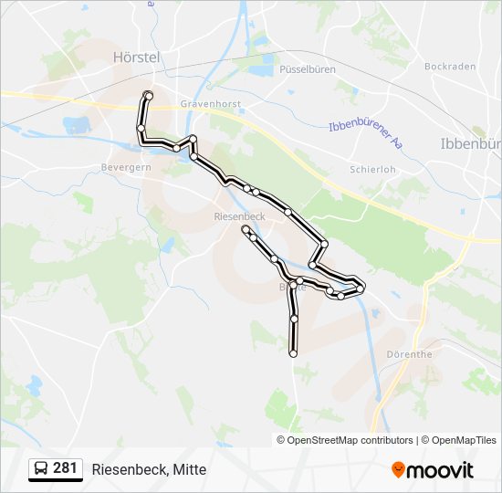 281 Route: Schedules, Stops & Maps - Riesenbeck, Mitte (Updated)