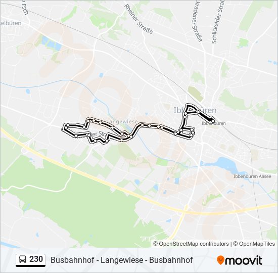 230 Route: Schedules, Stops & Maps - Ibbenbüren, Busbahnhof (Updated)
