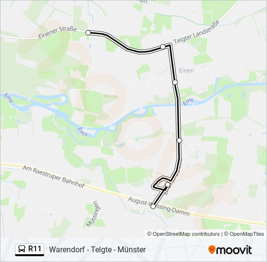 r11 Route: Schedules, Stops & Maps - Einen, Suer-Frielemann (Updated)