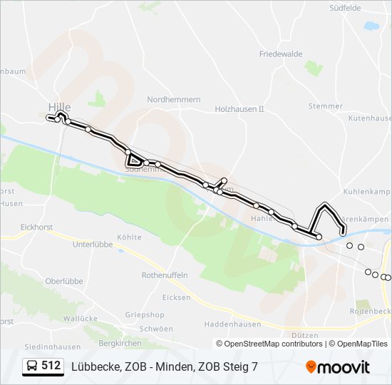 512 Route: Schedules, Stops & Maps - Hille Apotheke (Updated)