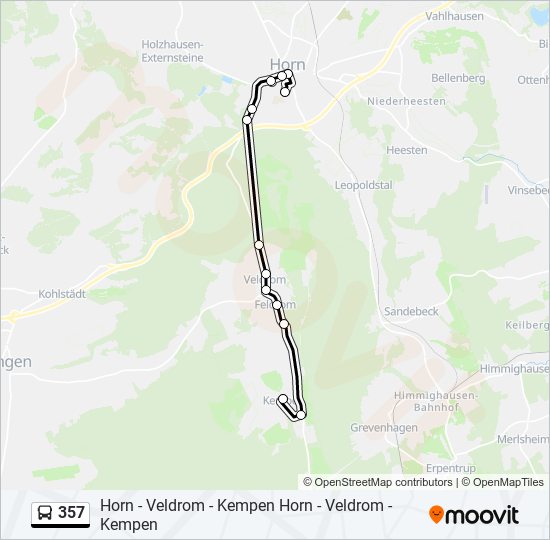 357 Route: Schedules, Stops & Maps - H-Bm-Horn, Grundschule (Updated)