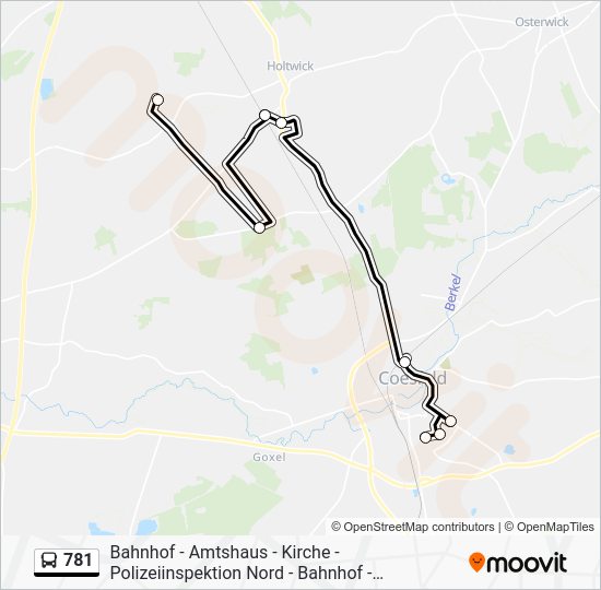 781 Route: Schedules, Stops & Maps - Hegerort, Stodtmann (Updated)