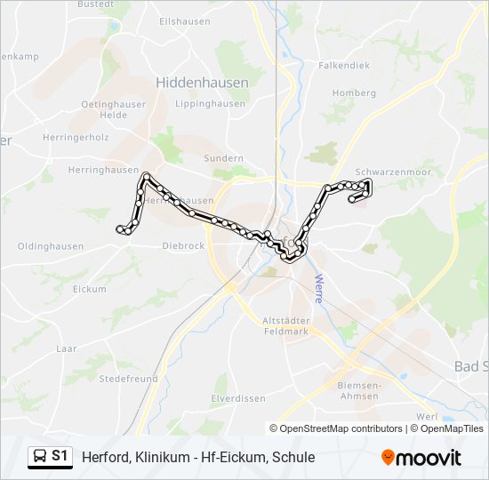 s1 Route: Schedules, Stops & Maps - Hf-Eickum, Lemkenweg (Updated)