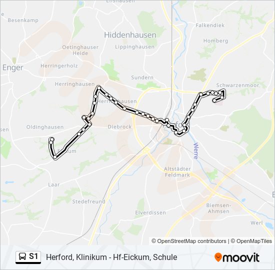 s1 Route: Schedules, Stops & Maps - Hf-Eickum, Schule (Updated)