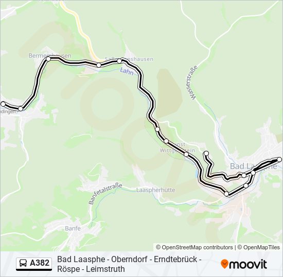 a382 Route: Schedules, Stops & Maps - Bad Laasphe Schloss Wittgenstein (Updated)