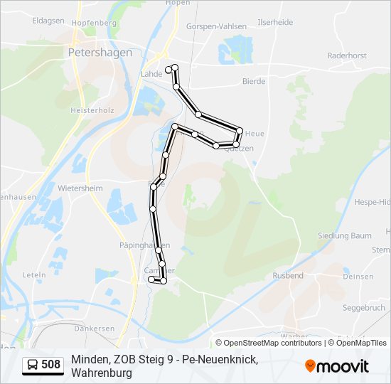 508 Route: Schedules, Stops & Maps - Cammer Prange (Updated)