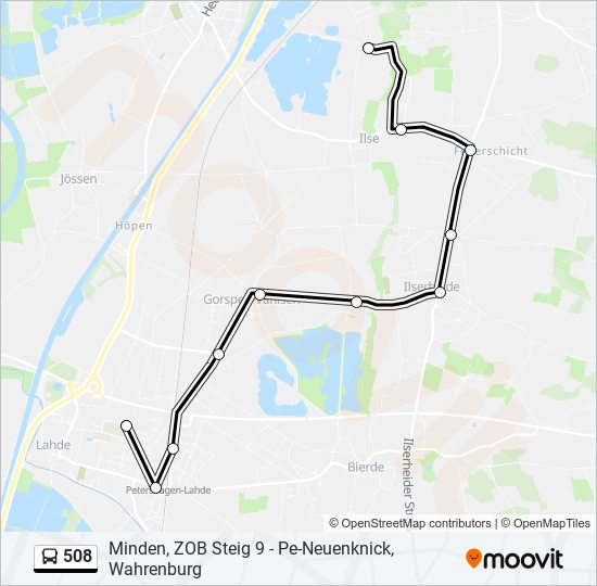 508 Route: Schedules, Stops & Maps - Lahde Schulzentrum (Updated)