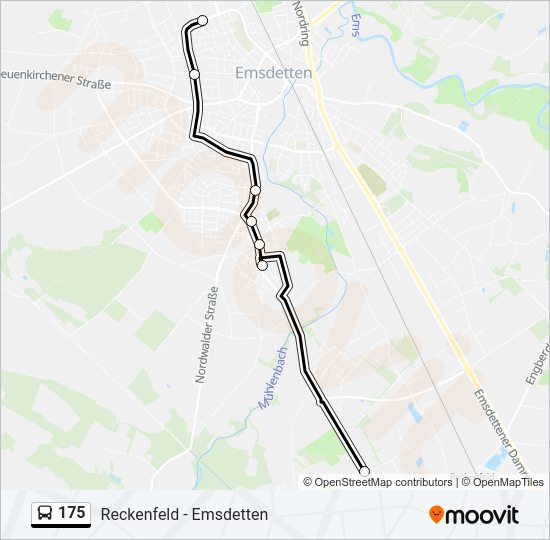 175 Route: Schedules, Stops & Maps - Reckenfeld, Wibbeltweg (Updated)