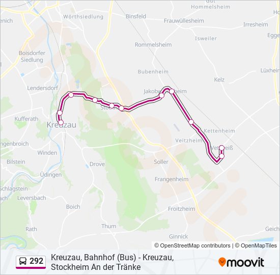 292 Route: Schedules, Stops & Maps - Vettweiß, Markt (Updated)