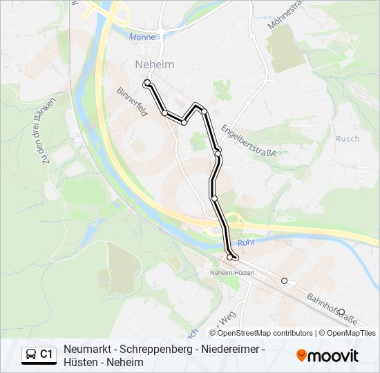 C1 Route Schedules Stops Maps Neheim Busbahnhof C Updated c1-route-schedules-stops-maps-neheim-busbahnhof-c-updated