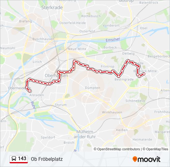 143 Route: Schedules, Stops & Maps - Ob Fröbelplatz (Updated)
