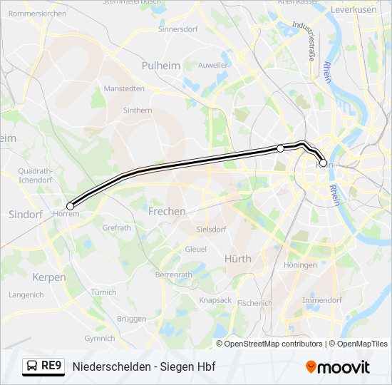 re9 Route: Fahrpläne, Haltestellen & Karten - Köln Hbf (Aktualisiert)