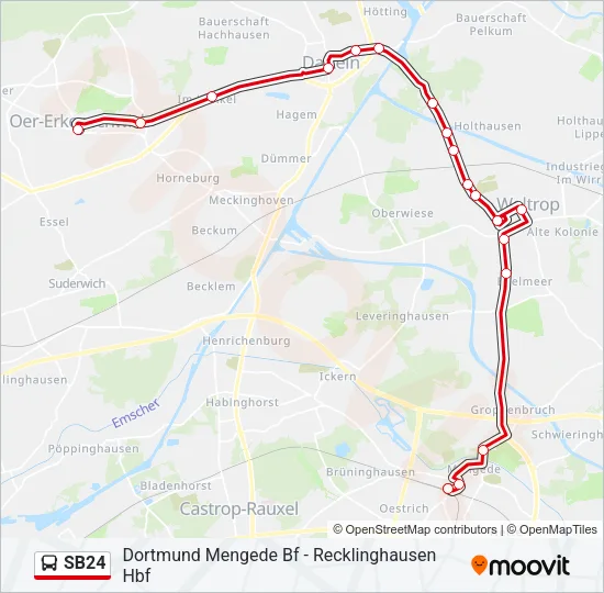 SB24 Route: Schedules, Stops & Maps - Oer-E. Berliner Platz (Updated)