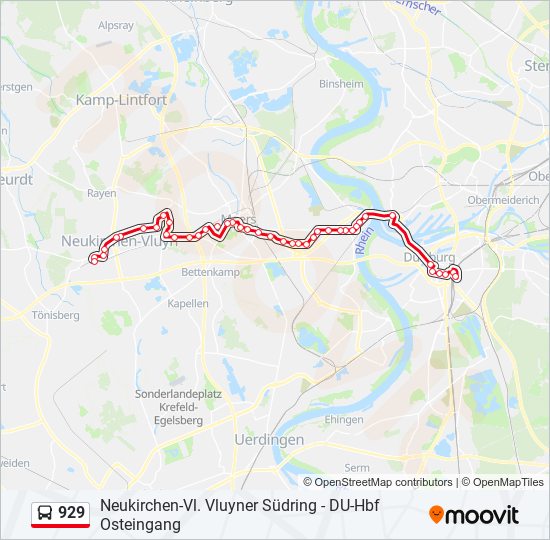929 Route: Fahrpläne, Haltestellen & Karten - Neukirchen-Vl. Vluyner ...