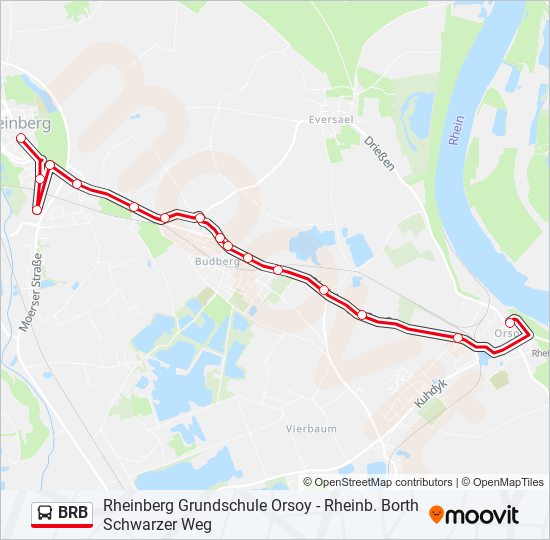 brb Route: Schedules, Stops & Maps - Rheinberg Rathaus (Updated)