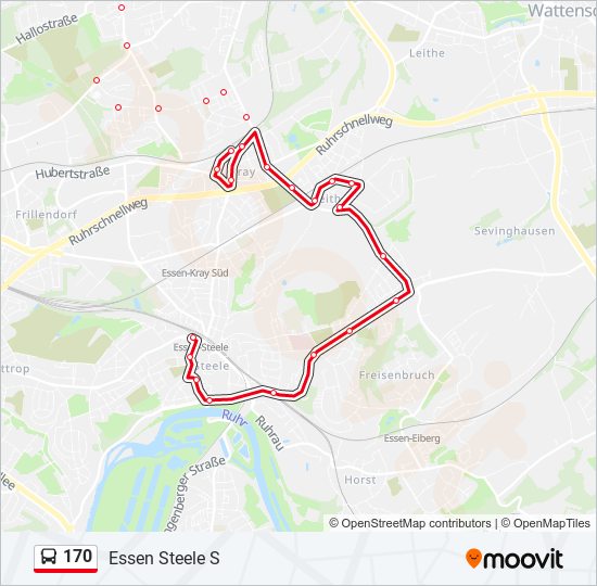 170 Route: Fahrpläne, Haltestellen & Karten - Essen Steele S (Aktualisiert)