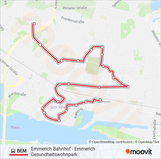 bem Route: Schedules, Stops & Maps - Emmerich Bahnhof (Updated)