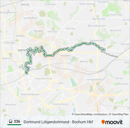 336 Route: Fahrpläne, Haltestellen & Karten - Bochum Hbf (Aktualisiert)