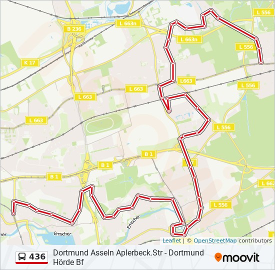 436 Route: Fahrpläne, Haltestellen & Karten - Do-Willem-Van-Vloten-Straße
