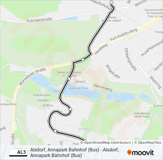 al3 Route: Schedules, Stops & Maps - Alsdorf Annapark (Updated)