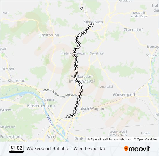 s2 Route: Schedules, Stops & Maps - Flughafen Wien Bahnhof (Updated)