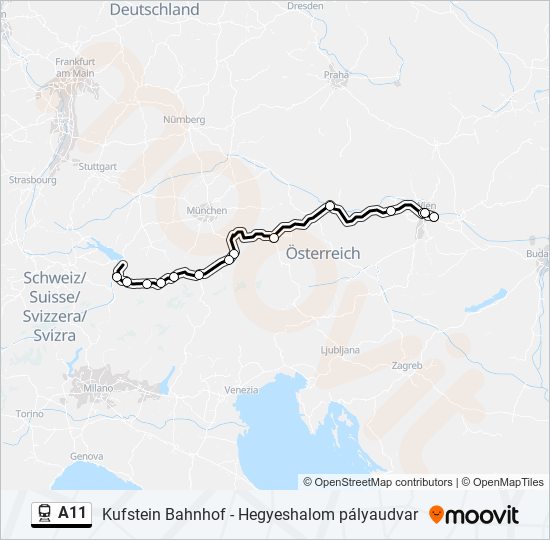 a11 Route: Schedules, Stops & Maps - Flughafen Wien Bahnhof (Updated)