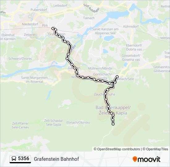 5356 Route: Schedules, Stops & Maps - Grafenstein Bahnhof (Updated)